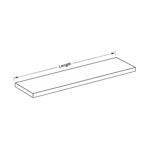 Single Ceiling Mount Shelving