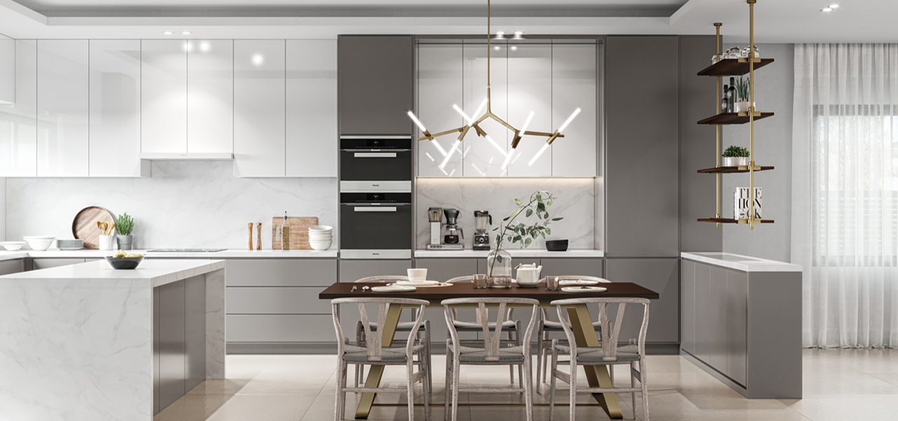 Single Bay Ceiling Mount Shelving - Kitchen - SHELVING