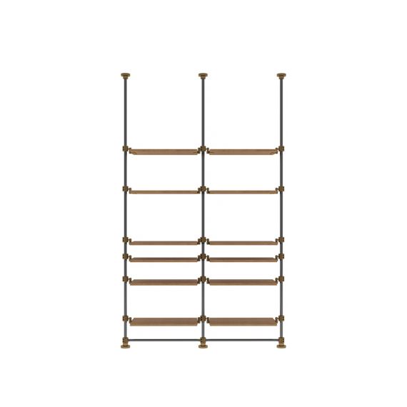 Ceiling to Floor Shelving for Living